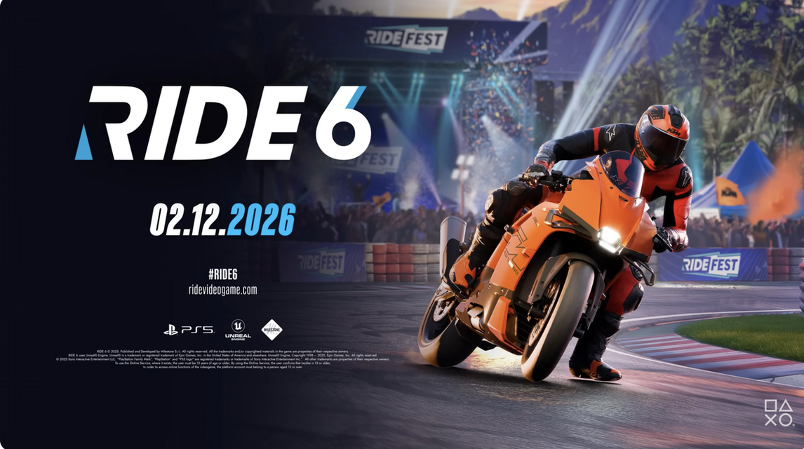 RIDE 6: The Ultimate Motorcycle Racing Game Arrives Feb 2026 | Lid Life